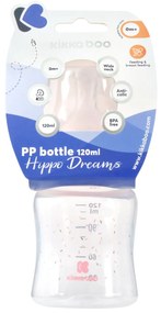 Kojenecká láhev 120ml 0m+ Hippo Dreams Pink