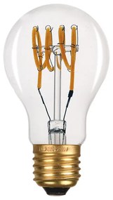 ACA DECOR LED žárovka Filament spiral E27 6W, Čirá