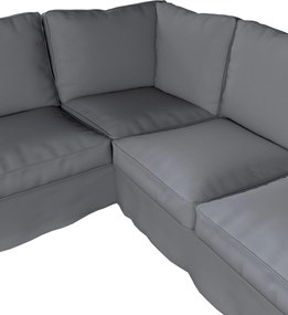 Potah na pohovku IKEA  Ektorp rohová barva šedá