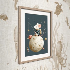 Dětský obrázek 30x40 cm Astro Mouse – Styler