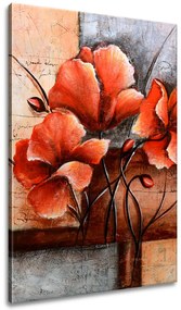 Gario Ručně malovaný obraz Nádherný Vlčí mák Rozměry: 70 x 100 cm