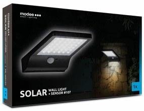 Modee LED solární nástěnné svítidlo s PIR ML-WS107