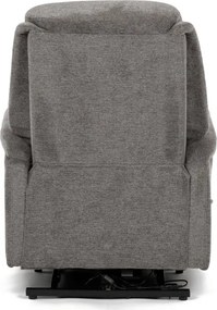 Polohovací křeslo šedé, elektrické TV-Q8575 GREY2
