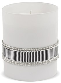Svíčka Crystal Glass bílá
