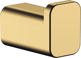 Hansgrohe AddStoris, jednoduchý háček, leštěný vzhled zlata, HAN-41742990