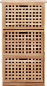 Botník 55 x 20 x 104 cm masivní ořechové dřevo 247600