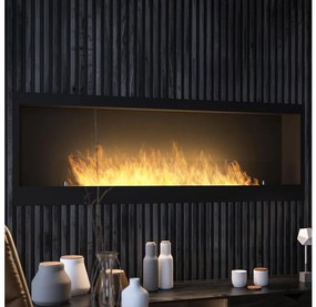 InFire - Vestavěný BIO krb 150x50 cm 4,2kW černá INSIDE 1500