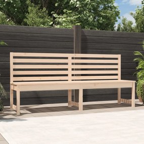 vidaXL Zahradní lavice 201,5 cm masivní borové dřevo