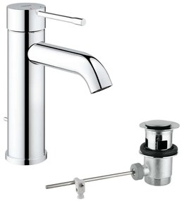 Grohe Essence - Umyvadlová baterie s výpustí, chrom 23589001