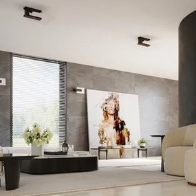 Stropní svítidlo SOLLUX LAPPO wenge E27 2x60W bez žárovky SL.1097