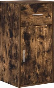 Rohový psací stůl se zásuvkou Kouřový dub 102 x 88 x 75 cm 3337277