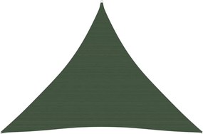 Plachta proti slunci 160 g/m² tmavě zelená 5 x 5 x 5 m HDPE 311482