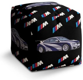 Taburet Cube MPERFORMANCE sportovní auto, černá