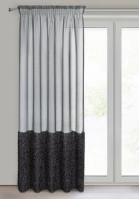 ZÁCLONA NA PÁSCE MARION 140X270 CM ČERNÁ