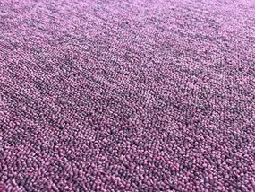 VOPI Kusový koberec Astra vínová Varianta: Kulatý průměr 80 cm