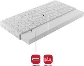 ADRK Furniture Matrace pěnová ZENA 120x200 cm