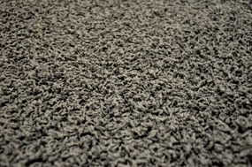 Vopi | Kusový koberec Elite Shaggy antra - Kulatý 67 cm průměr