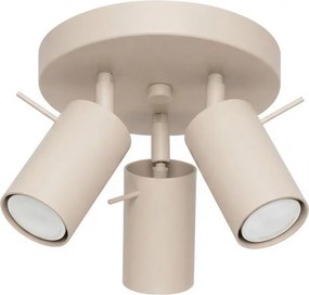 Sollux Lighting Stropní svítidlo RING 3P šedobéžové