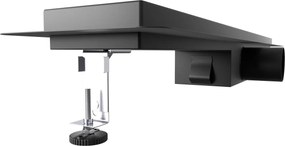 W-DRAINWELL 70 Black Odtokový podlahový žlab, vlnky
