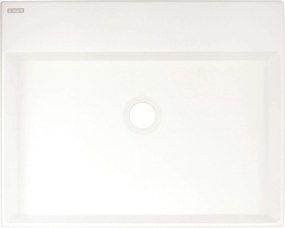 Deante Correo, granitové umyvadlo na desku 500x400x125 mm, bílá, DEA-CQR_AU5S