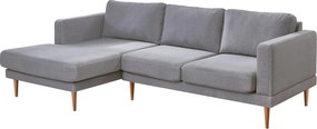XXXLutz ROHOVÁ SEDAČKA, textil, světle šedá Carryhome - Sedací soupravy - 002157009302