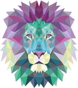 Samolepka Ambiance Origami Lion