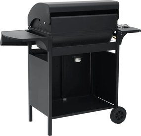 Plynový gril 4+1 hořáky černý ocel 310105