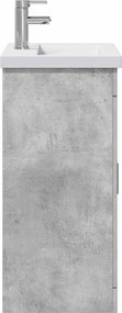 Sada koupelnového nábytku Betonově šedá 61 x 40 x 84,5 cm 3404353