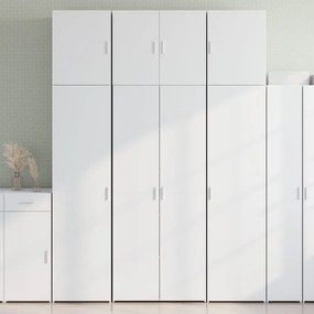 Skříň highboard bílá 80 x 42,5 x 249 cm kompozitní dřevo 3281364