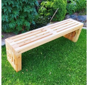 Dřevěná lavička Dřevo: Modřín sibiřský