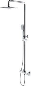 OMNIRES Y - Sprchový set s termostatem, 20x20 cm, chrom Y1244X-6-KCR