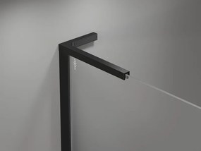 Mexen Mist L Duo sprchový kout s otevíracími dveřmi 120 x 120 cm, černá mřížka, černý - 8A4L-120L-120P-70-77