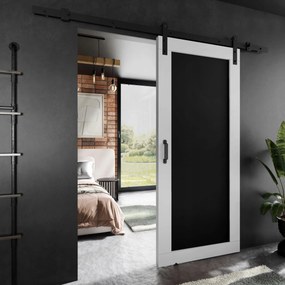 Posuvné dveře LOFT ADIO 1 bílý + černý 80