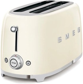 Topinkovač smeg 50's retro style 4x2 krémový 950w