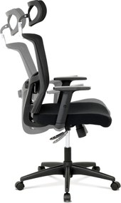 Ergonomická kancelářská židle RELORA - černá síťovina