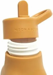 Neon Kactus Dětská silikonová láhev žlutá 340 ml