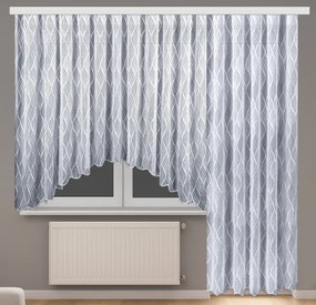 Ervi Balkonový komplet záclon - Flora - 7171