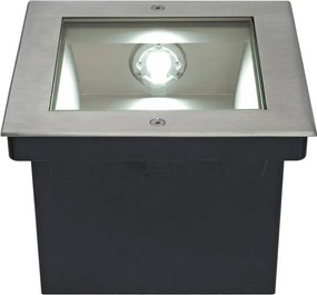 LA 229381 Podlahové vestavěné svítidlo DASAR LED SQUAREI, nerezová ocel 316, asymetrické, 34 W, 4000K, IP67 - BIG WHITE (SLV)