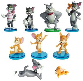 Figurky Tom a Jerry 9 ks