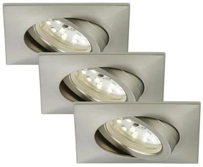 Briloner 7210-032 -SADA 3x LED Podhledové svítidlo ATTACH LED/5W/230V IP23 chrom