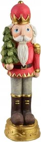 Louskáček Santa Lila figurka červená 48 cm