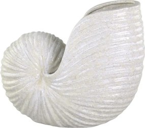 Krémová antik keramická dekorace váza mušle Shells - 38*20*32 cm