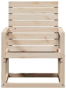 Zahradní židle 57,5 x 63 x 76 cm masivní borové dřevo