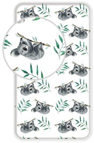 JERRY FABRICS Prostěradlo Koala  Bavlna, 90/200 cm
