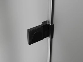 Mexen Lunar-B sprchové dveře otočné pravé 60 cm, transparentní, černé - 832-060-000-70-00-P
