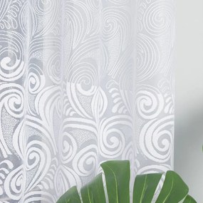 Dekorační oblouková krátká záclona na žabky KINGA 160 bílá 400x160 cm MyBestHome