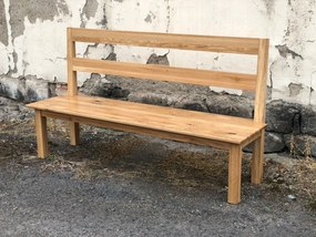 Stará Krása – Ruční výroba Dubová lavice z masivu 100 x 140 x 50 VxDxH