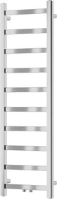 Mexen, koupelnový radiátor Mexen Bolt 1200 x 400 mm, 220 W, chrom - W126-1200-400-00-01