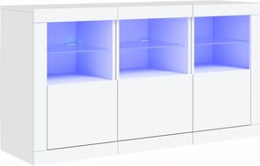 Příborník s LED osvětlením bílý 123 x 37 x 67 cm 3209058