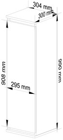 Závěsná vitrína Star 30 cm sonoma/venge